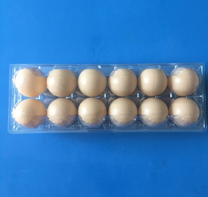 Disposable plastic egg tray 12 holes