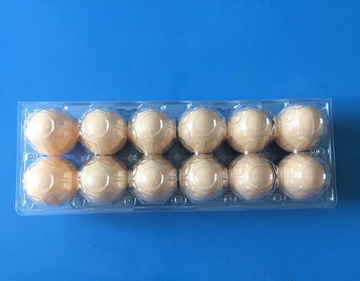 Disposable plastic egg tray 12 holes