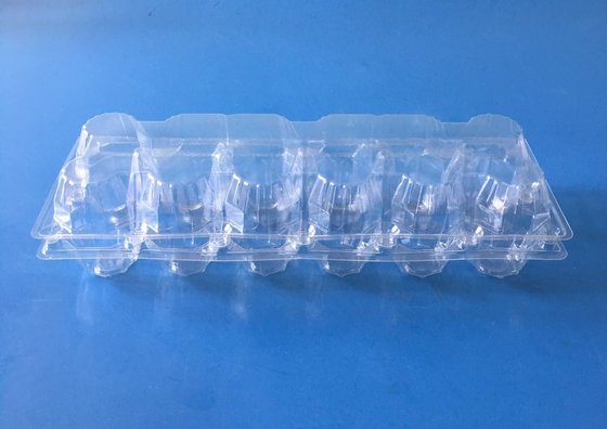 Disposable plastic egg tray 12 holes