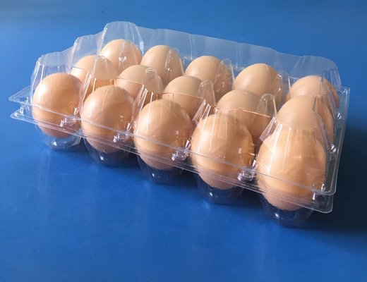 Disposable plastic egg tray 15 holes egg packaging box plastic egg tray 15 slots