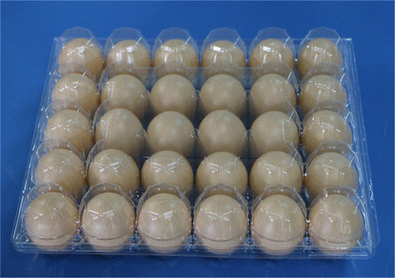 Disposable plastic egg tray 30 holes egg packaging box plastic egg tray 15 slots plastic clamshells egg tray 30 holes