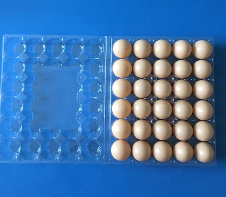 Disposable plastic egg tray 30 holes egg packaging box plastic egg tray 15 slots plastic clamshells egg tray 30 holes