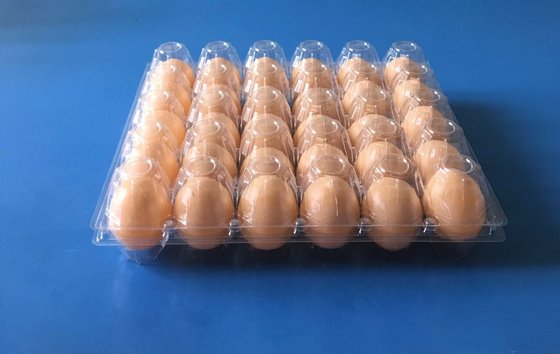 Disposable plastic egg tray 30 holes egg packaging box plastic egg tray 15 slots plastic clamshells egg tray 30 holes