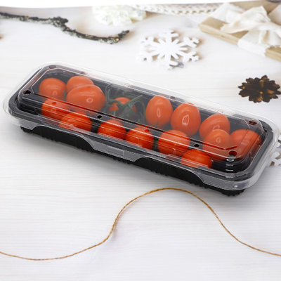 Plastic food grade material clear fruit packaging container