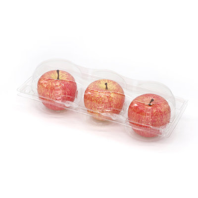 Plastic food grade material clear blister PET fruit packaging container