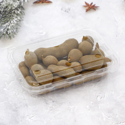 Plastic food grade material keep food fresh clear blister PET food clamshell with lid