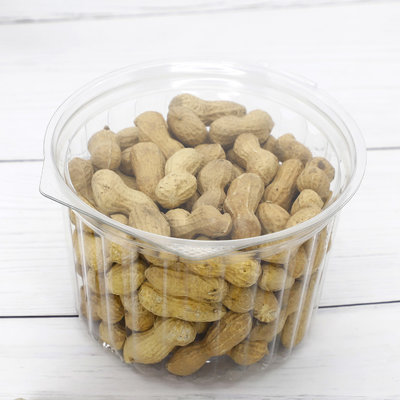Plastic food grade material keep food fresh clear blister PET round food container