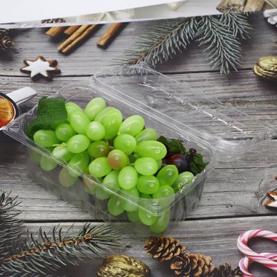 Vacuum Formed Blister clear PET fruit clamshell Packaging