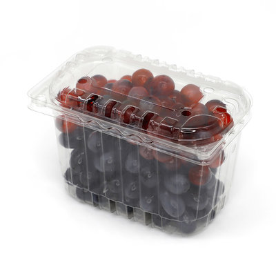 Vacuum Formed Blister clear PET fruit clamshell Packaging for grape
