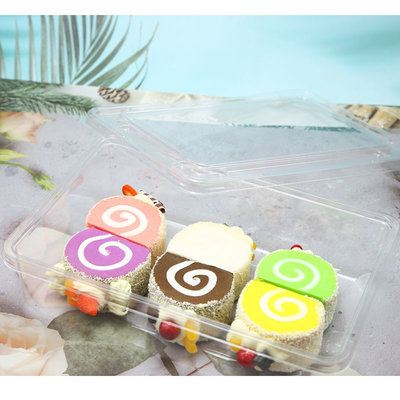 Disposable Plastic PET Blister Food cake Container