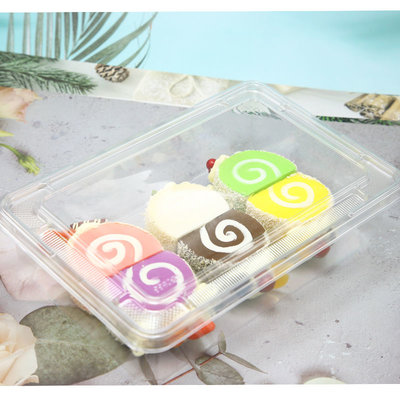Disposable Plastic PET Blister Food cake Container