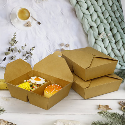 takeaway paper lunch box