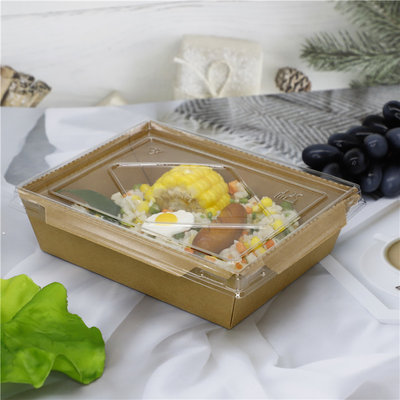 Paper takeaway fast food container 900ml