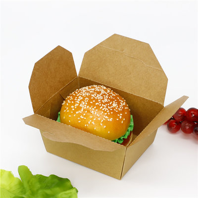 Disposable Paper takeaway fast food container 1200ml