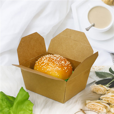 Disposable Paper takeaway fast food container 1200ml