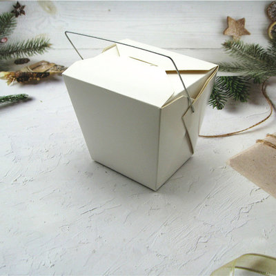 Biodegradable Paper Noodle packaging box 32OZ