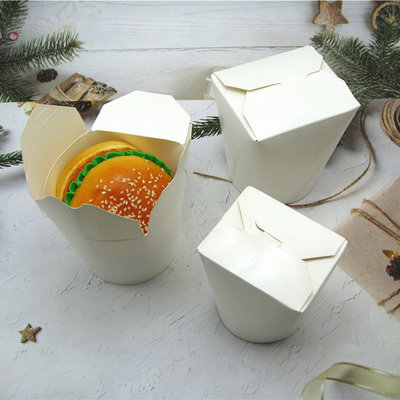 Biodegradable Paper Noodle packaging box 32OZ