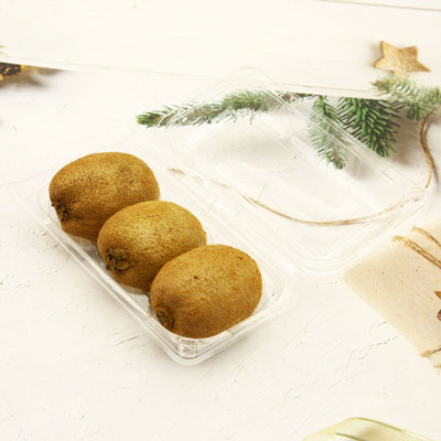 vacuum formed plastic PET fruit clamshell for kiwi