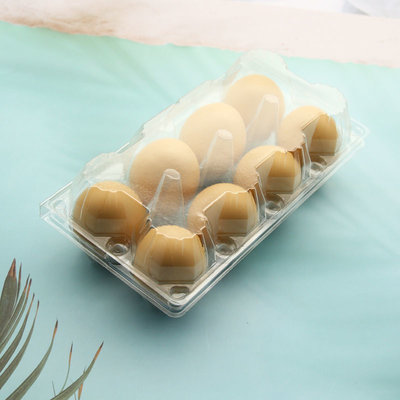 blister clear plastic 8holes chicken egg tray