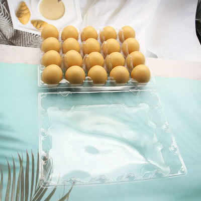 disposable plastic blister clear 20holes chicken egg tray