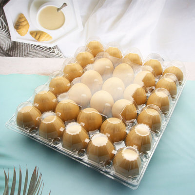 plastic clear PET 30 holes chicken egg tray packaging