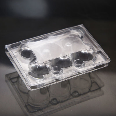 plastic clear PET 6 holes quail egg tray