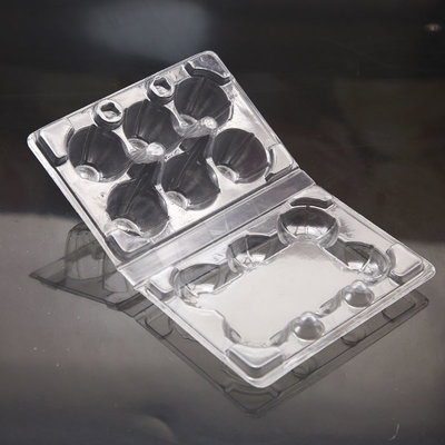 plastic clear PET 6 holes quail egg tray