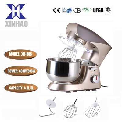 Cooks 800w Stand Mixer with Stainless Steel Dough Hook , Commercial Stand Mixer