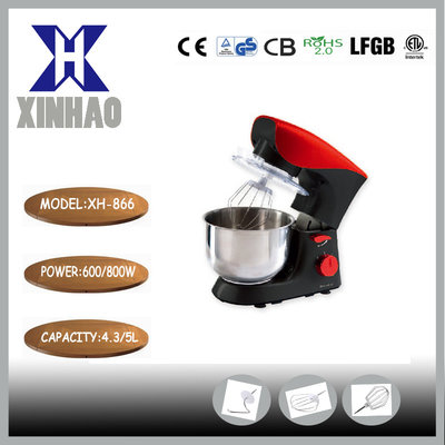 Classic Black commercial 600W Stand Mixer Transparent Splash Guard