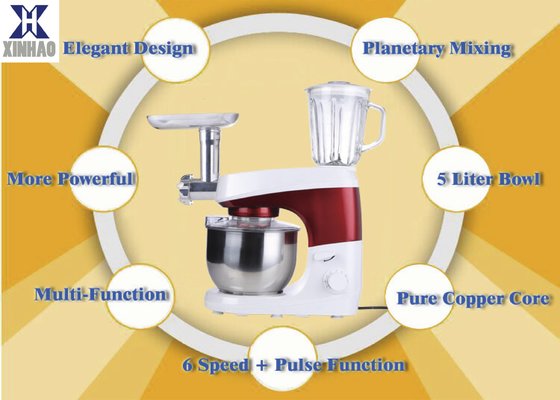 White And Spray Red Multifuntions Stand Mixer ABS Plastic Housing Injection