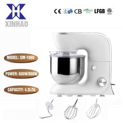Plastic Housing Cooks Professional Stand Mixer 800W Top Rated  Aluminum Alloy