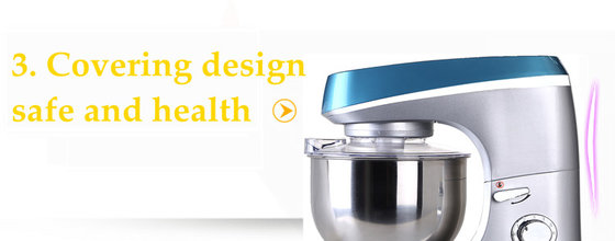 6 Speeds Rotary Switch Control 1000W Stand Mixer Blue / Silver Professional Food Mixers