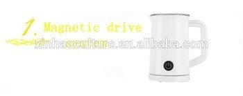 Non - Stick Coated Milk Container , Easy To Clean  Electric Milk Frother