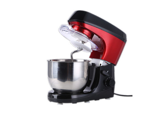 Black Circle Decorative Spray Red Stand Mixer 220 / 240V 5 Liters Mixing Bowl