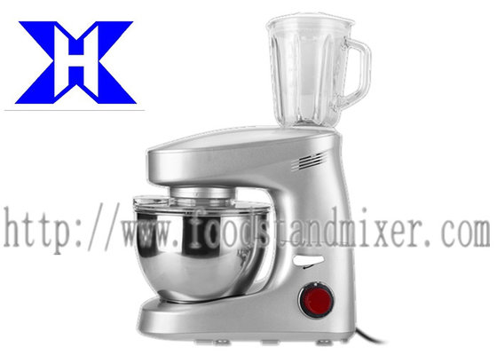 Spray Sliver 1200W Plastic Stand Mixer , Planetary Food Mixer with Blender