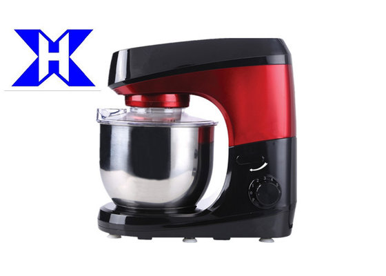 Black Circle Decorative Spray Red Stand Mixer 220 / 240V 5 Liters Mixing Bowl