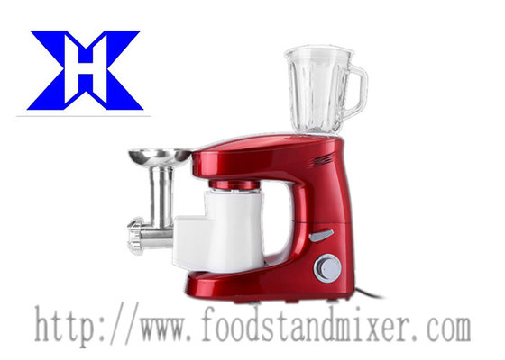 Spray Red ABS plastic Multifuntion Stand Mixer 1000W With Meat Grinder , Blender