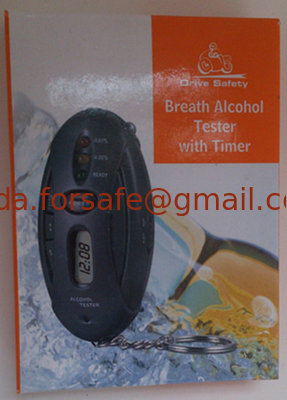 LED gadgets 2014 Portable alcohol breath tester with keyring FS2120