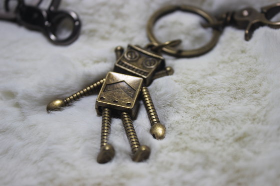 Metal Key Chain 3D Robot  Key Chain