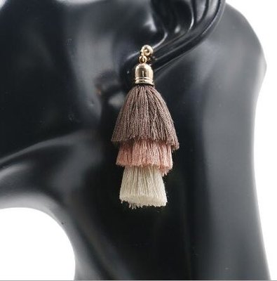 Tassel Earrings for ladies hot sell alloy tassel earrings