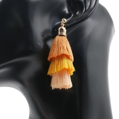 Tassel Earrings for ladies hot sell alloy tassel earrings