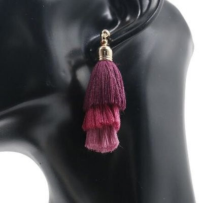 Tassel Earrings for ladies hot sell alloy tassel earrings