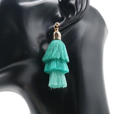 Tassel Earrings for ladies hot sell alloy tassel earrings