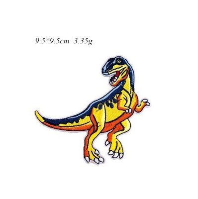 Embroidery patch embroidery dinosaur patch hot fix patch