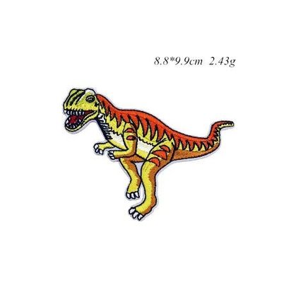 Iron on Embroidery patch Dinosaur embroidery patch for children