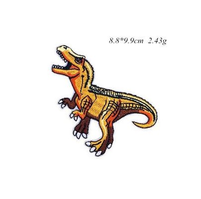 Embroidery dinosaur patch for children garment sew on patch