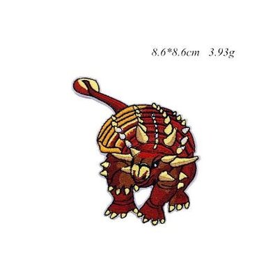 Embroidery dinosaur patch for children garment sew on patch