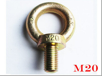 Germany DIN580 M20 rigging and machinery eye bolts with Galvanized Surface