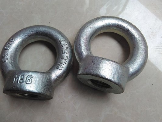 Heavy Duty Steel Lifting Eye Bolt Nuts Germany DIN582 M100 for Mining Machinery