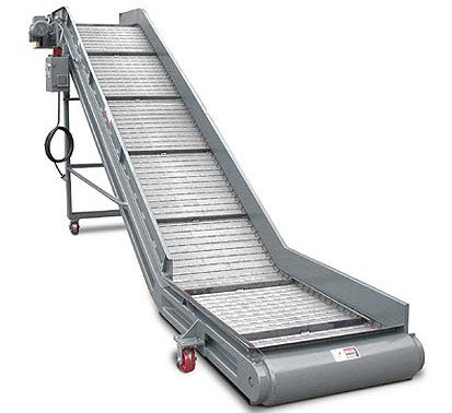 Steel Roller Conveyor ,  Linear Chain  Scraper conveyor system for fish process industry